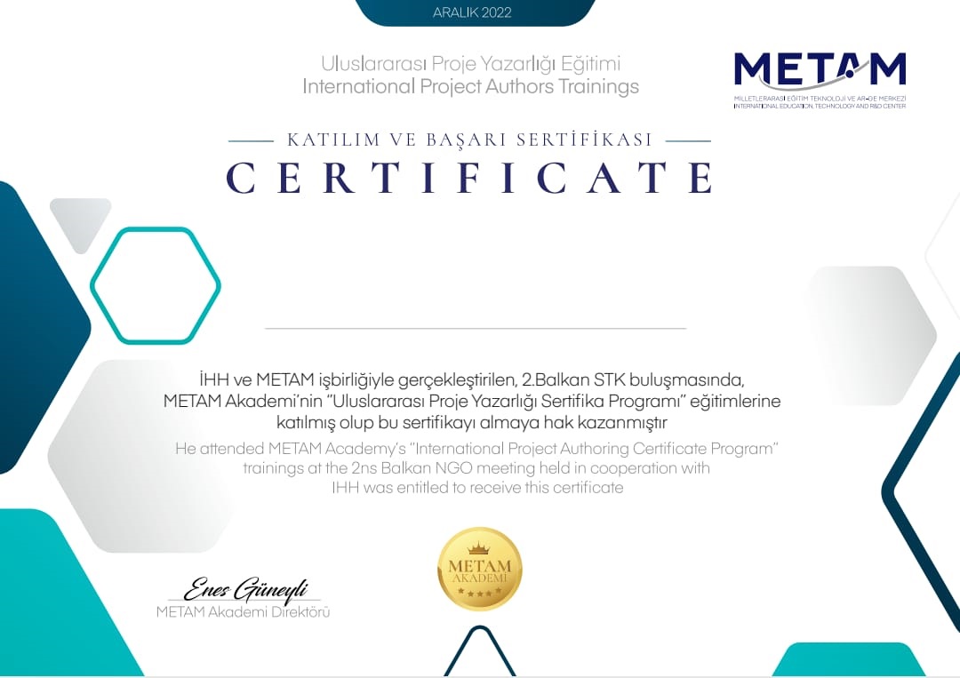 METAM Akademi Eğitimlerimiz – METAM